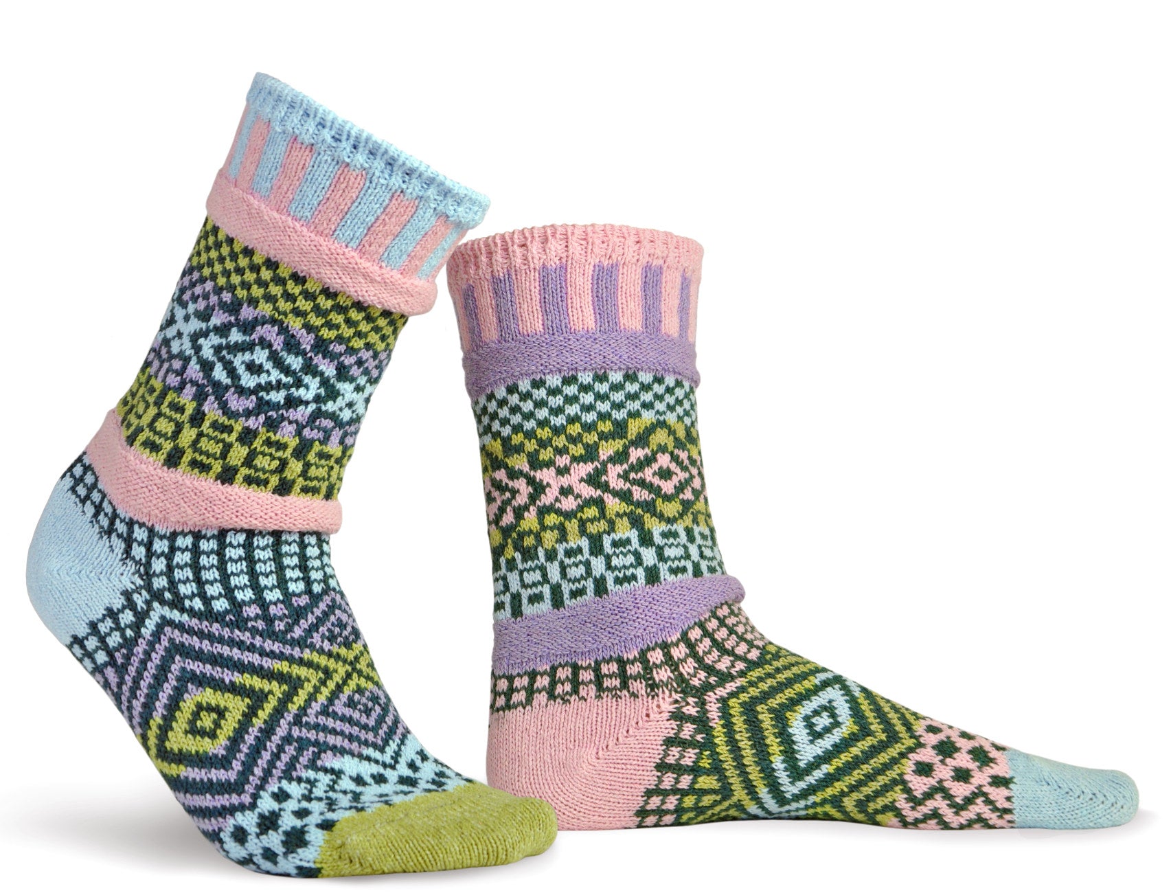 Lilac Adult Odd Socks by Solmate Socks – Purity